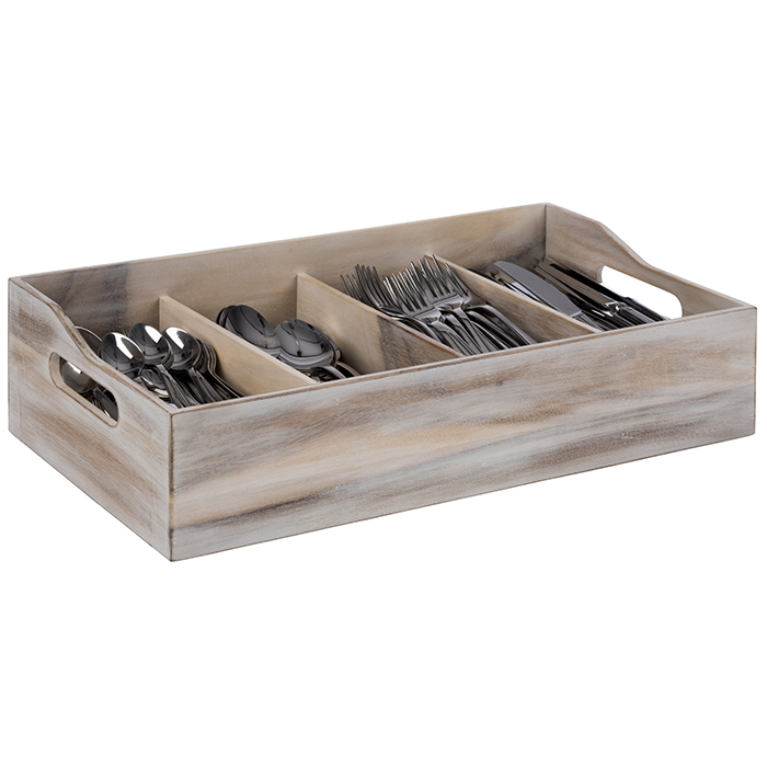 APS APS Besteckbehälter -VINTAGE- 51 x 28 cm, H: 13 cm - Alles Gastro ...